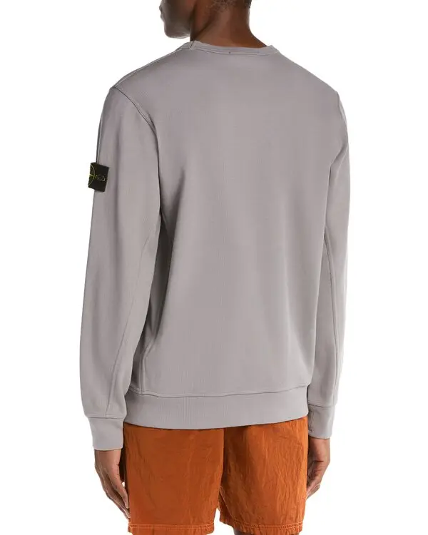 Stone Island Felpa Solid Cotton Sweater