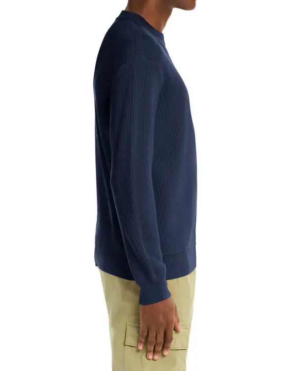 Stone Island Maglia Logo Patch Cotton Crewneck Sweater