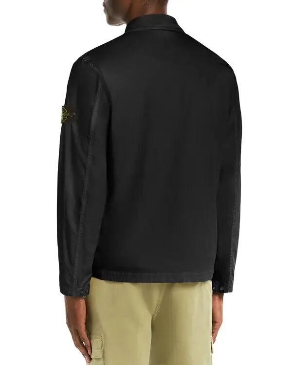 Stone Island Dual Pocket Zipper Overshirt