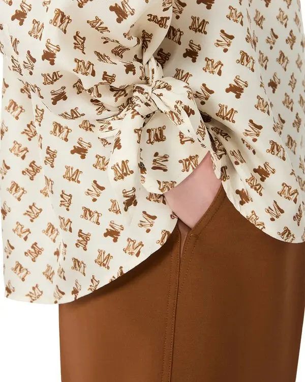 Max Mara Mxmobice Printed Silk Shirt