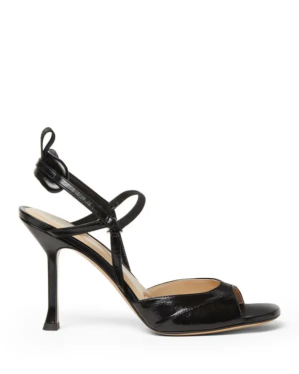 Fendi Colibri Leather Slingback Sandals