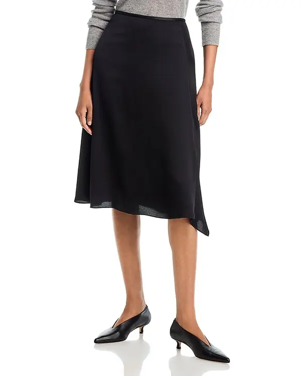 Theory Asymmetrical Hem Midi Skirt