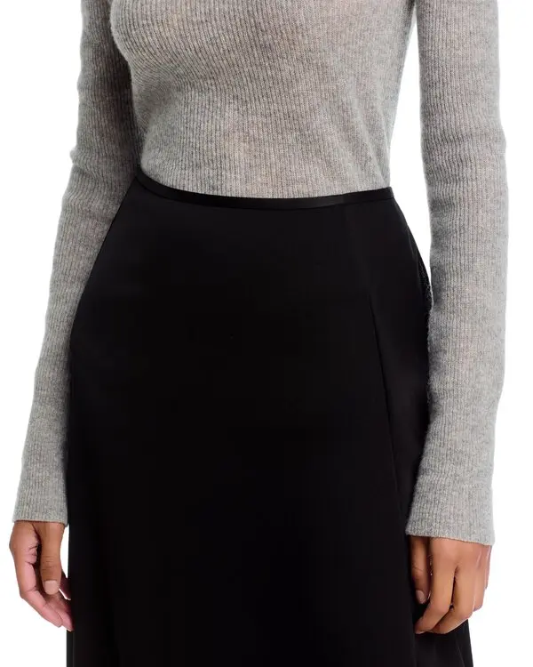 Theory Asymmetrical Hem Midi Skirt