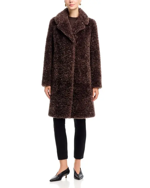 Herno Curly Faux Fur Coat