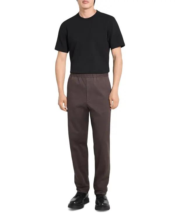 Theory Relaxed Fit Tapered Moonsoft Cotton Pants