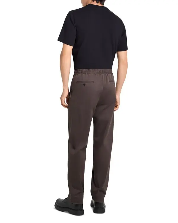 Theory Relaxed Fit Tapered Moonsoft Cotton Pants