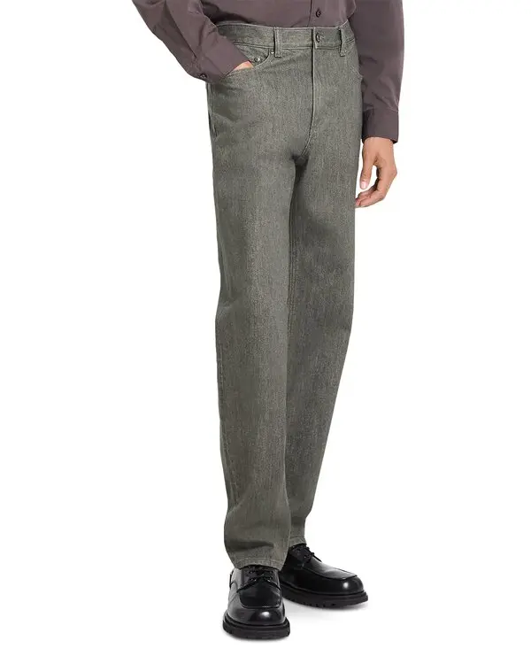 Theory Standard Relaxed Fit Jeans In Tinted Denim