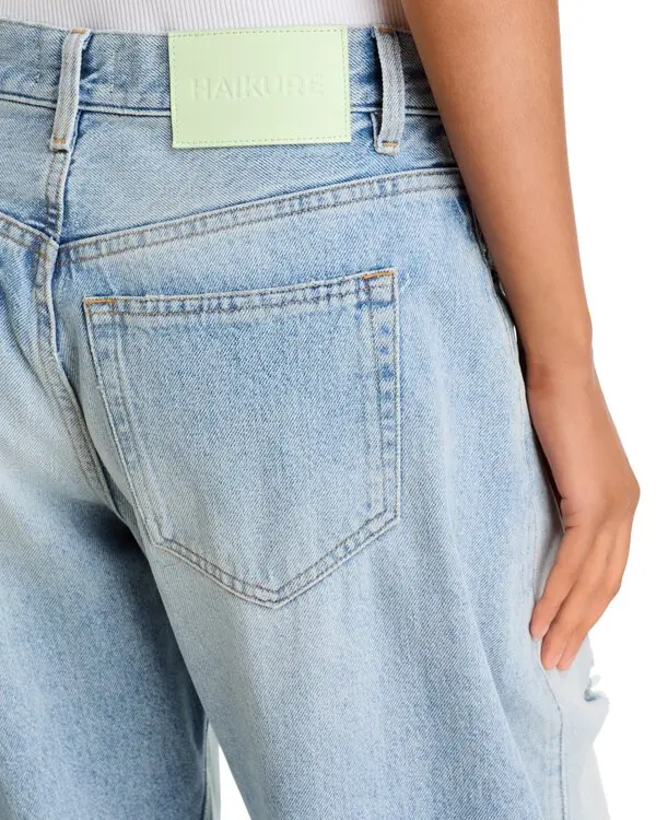 HAIKURE Clyde Mid Rise Straight Leg Jeans
