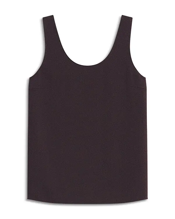 Theory Scoop Neck Tank Top - Cacao