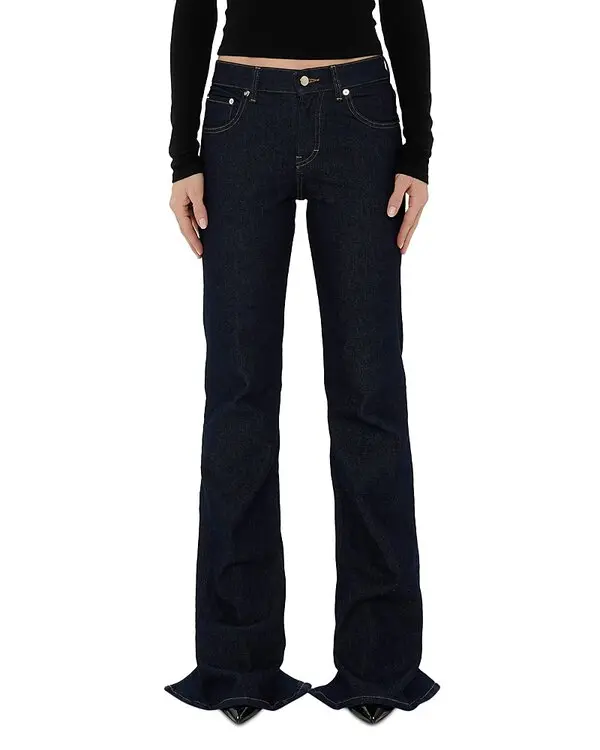 HAIKURE Chewy Low Rise Straight Jeans - Normal Wash