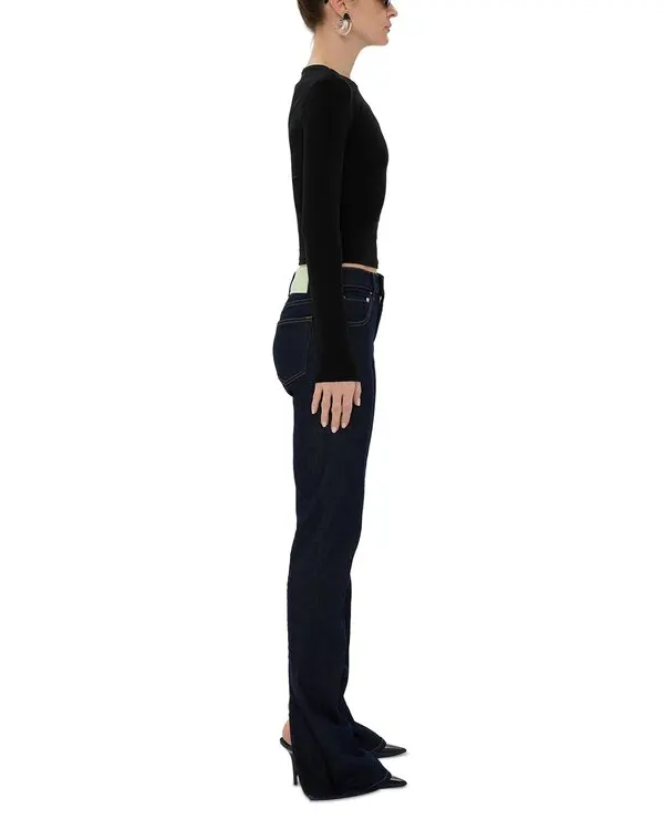 HAIKURE Chewy Low Rise Straight Jeans - Normal Wash