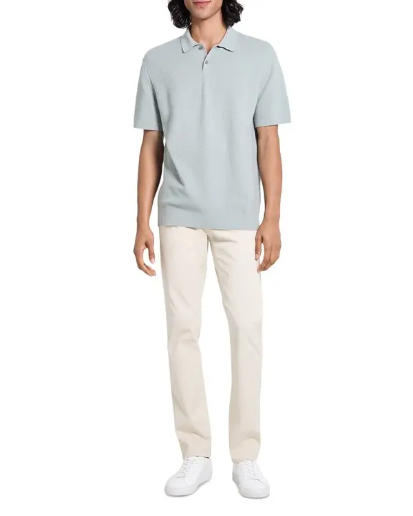 Theory Soris Polo In Fine Bilen - Willow Green