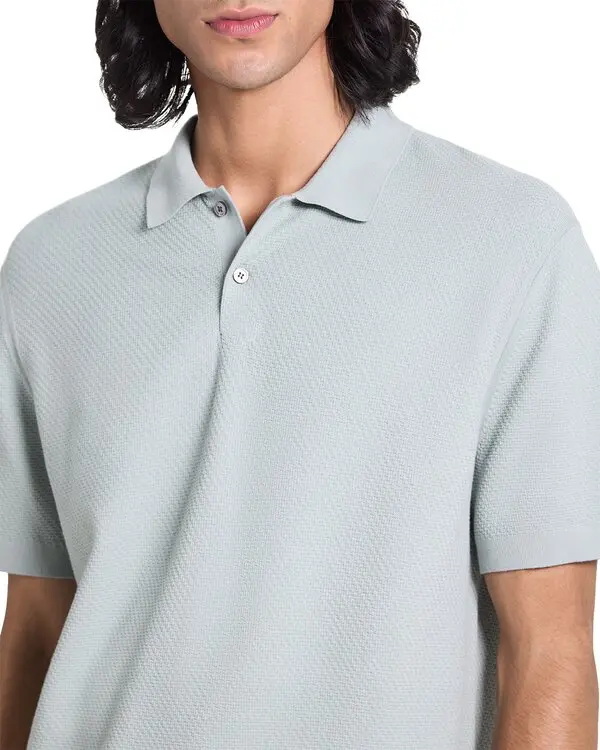 Theory Soris Polo In Fine Bilen - Willow Green