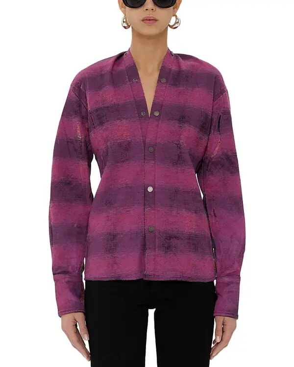 HAIKURE Shona Snap Closure Shirt