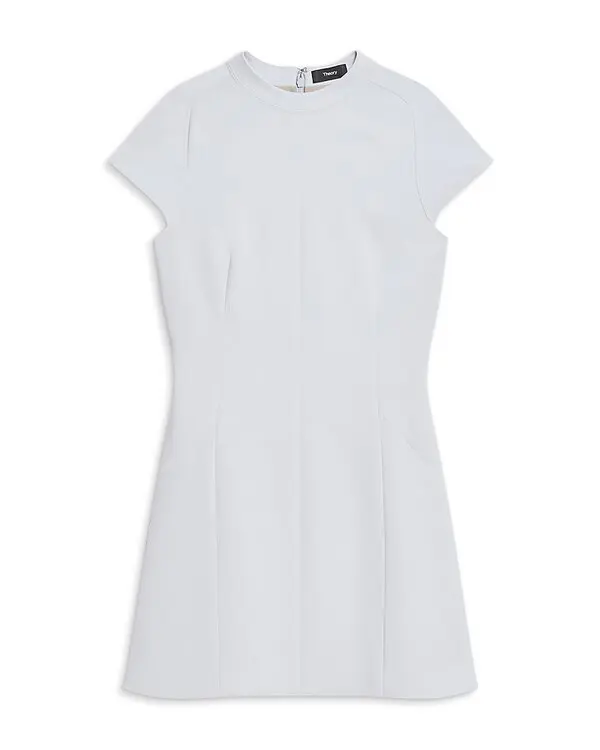 Theory High Neck Raglan Sleeve Mini Dress - Luna