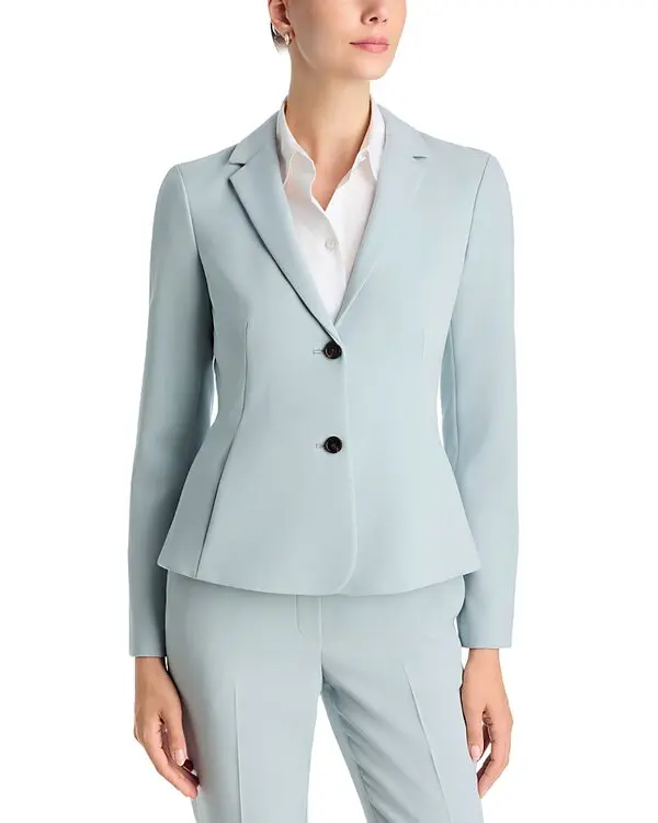 Theory Shaped Notch Lapel Blazer - Luna
