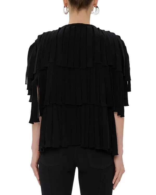HAIKURE Natalia Tiered Fringe Top