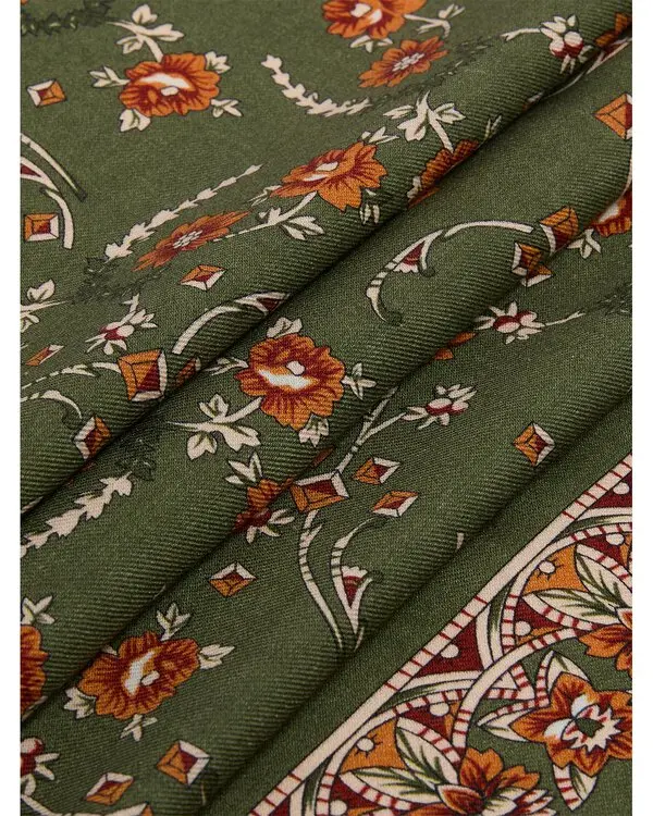 Max Mara Wkatauro Wool Cashmere & Silk Foulard