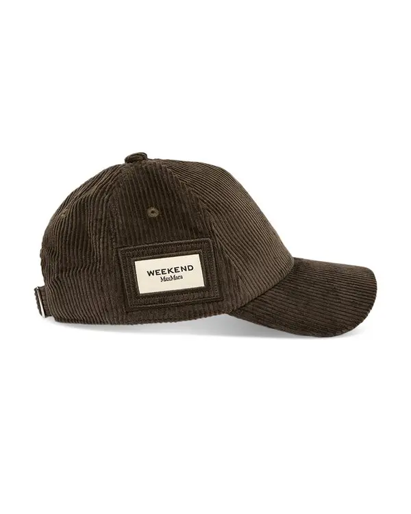 Max Mara Wkaragno Corduroy Cotton Baseball Hat