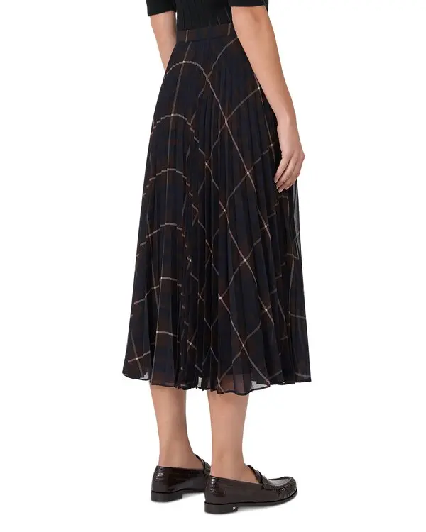 Max Mara Mstpagana Pleated Midi Skirt