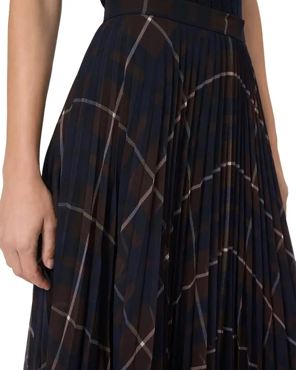 Max Mara Mstpagana Pleated Midi Skirt