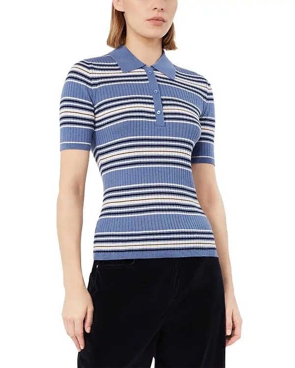 Max Mara Msttallero Silk And Wool Polo Sweater