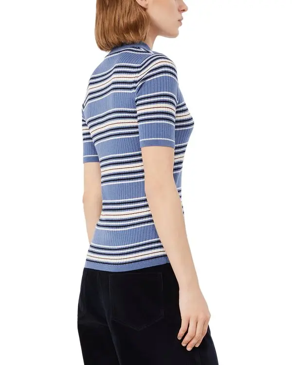 Max Mara Msttallero Silk And Wool Polo Sweater