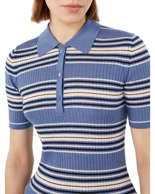 Max Mara Msttallero Silk And Wool Polo Sweater