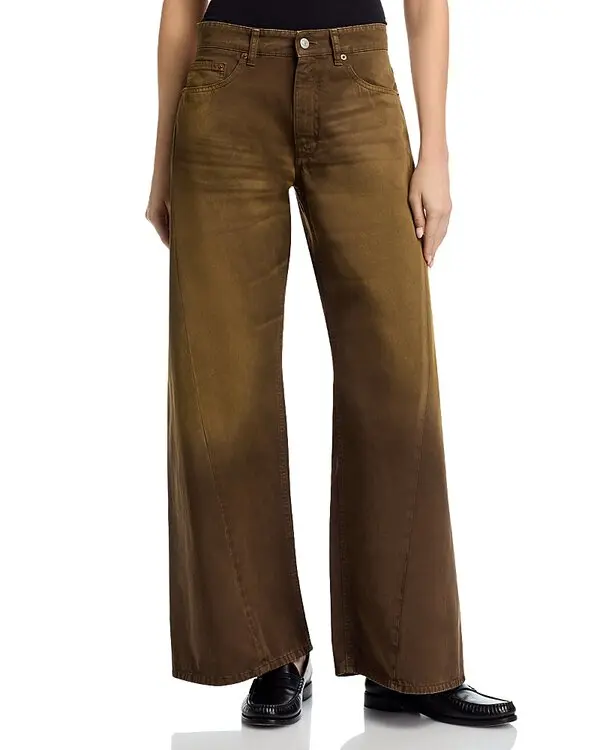 MAISON MARGIELA Cotton Wide Leg Jeans