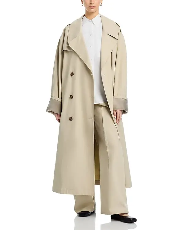 MAISON MARGIELA Belted Cotton Trench Coat