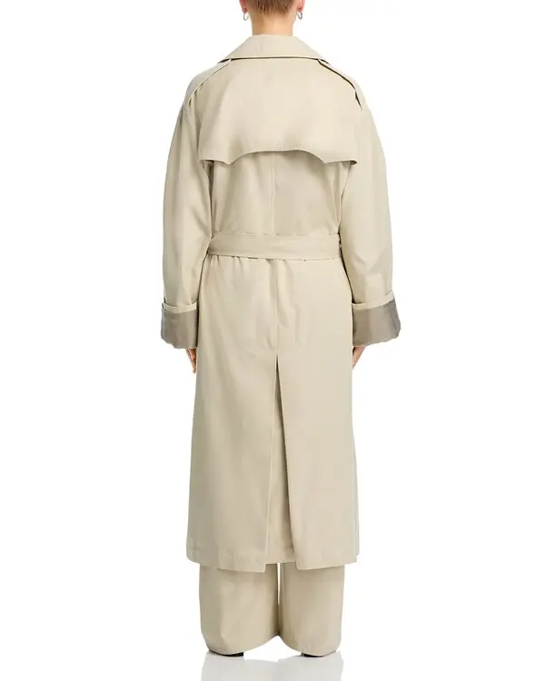 MAISON MARGIELA Belted Cotton Trench Coat