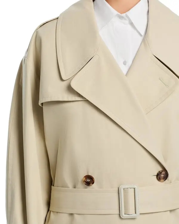 MAISON MARGIELA Belted Cotton Trench Coat