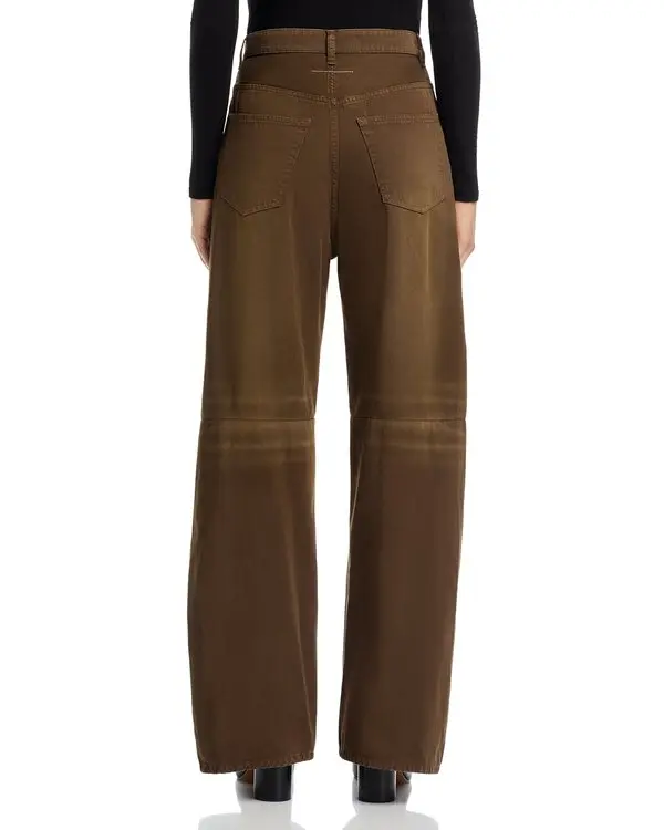 MAISON MARGIELA Cotton Barrel Leg Jeans