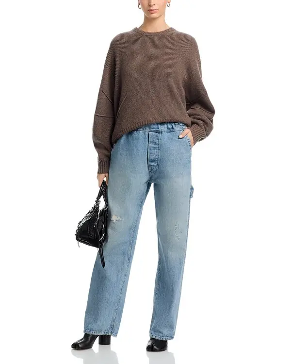 MAISON MARGIELA Cotton Straight Leg Jeans