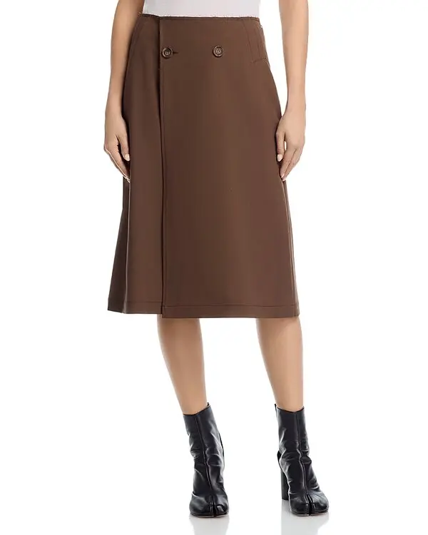 MAISON MARGIELA Midi Wrap Skirt