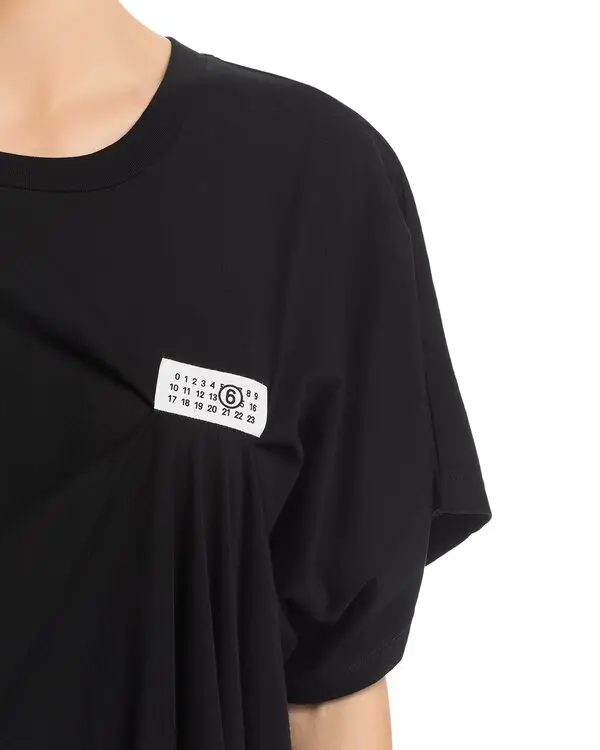 MAISON MARGIELA Round Neck Midi Dress