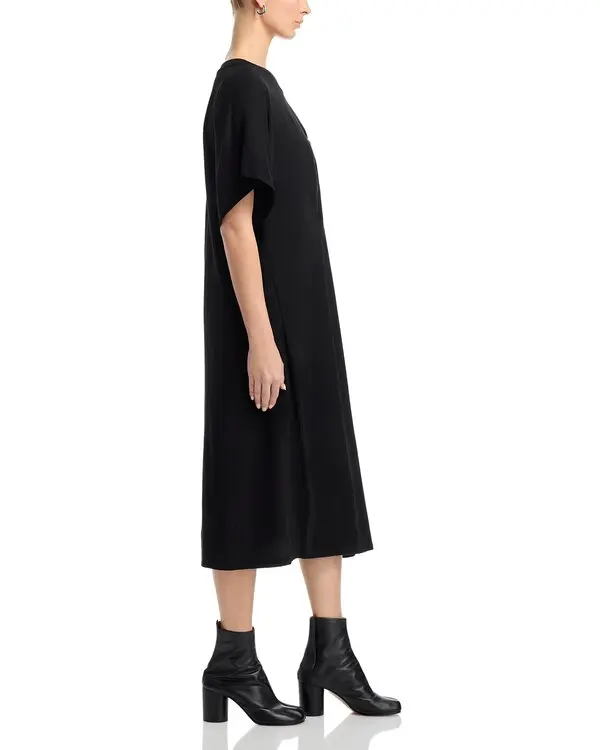 MAISON MARGIELA Round Neck Midi Dress