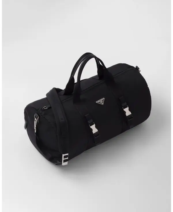 Prada Re-nylon And Saffiano Leather Duffle Bag
