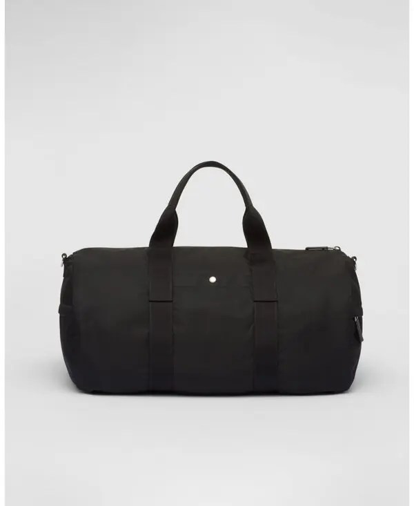 Prada Re-nylon And Saffiano Leather Duffle Bag