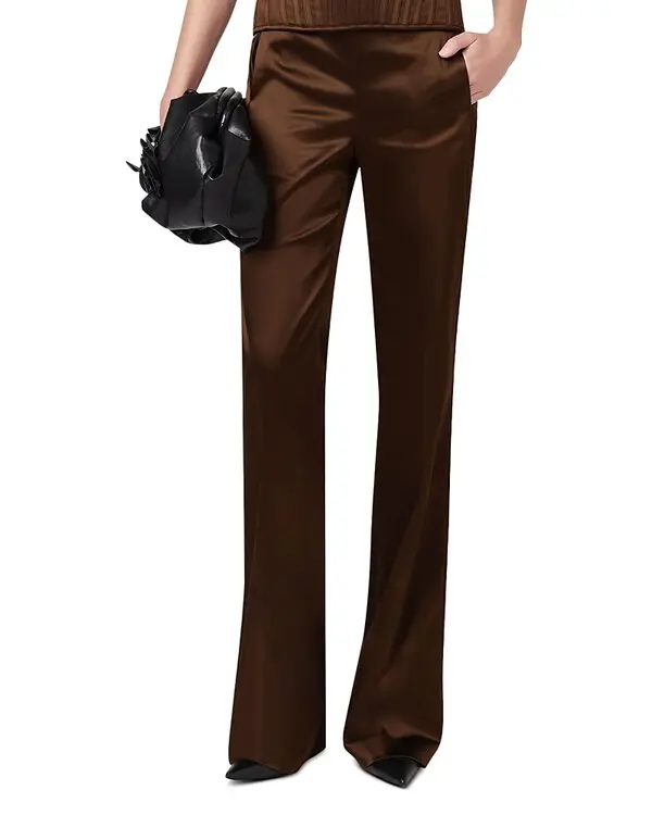 Giuseppe Di Morabito Straight Leg Satin Pants