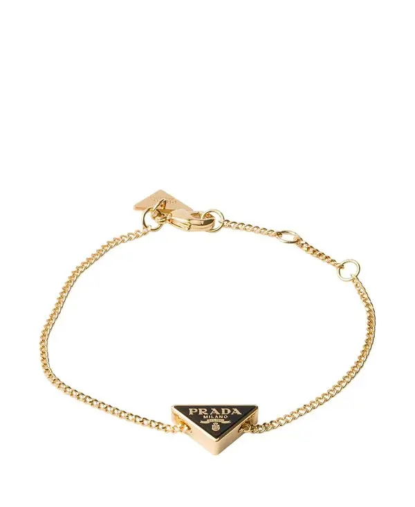 Prada Enameled Metal Bracelet