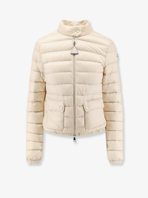 Moncler Recycled Nylon Down Jacket - Beige