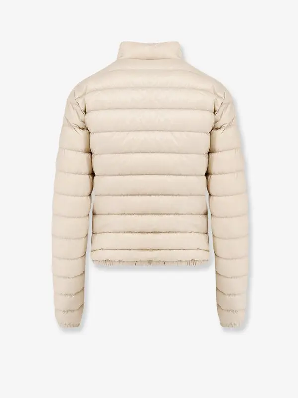 Moncler Recycled Nylon Down Jacket - Beige