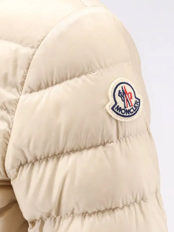 Moncler Recycled Nylon Down Jacket - Beige