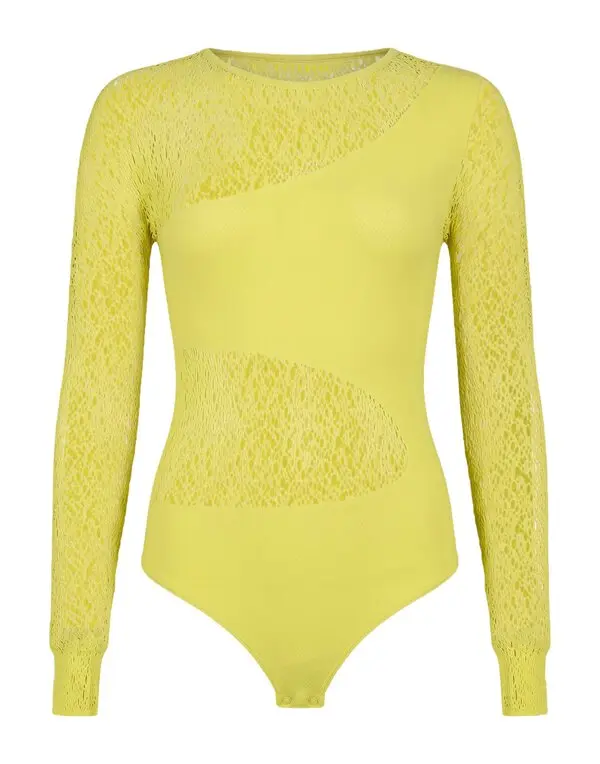 Wolford Bodysuit Size Polyamide, Elastane - Green