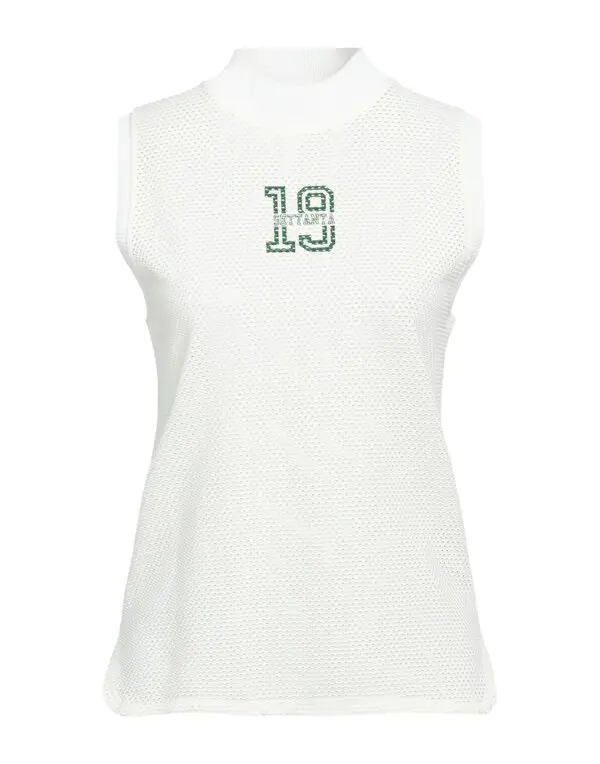 19.70 NINETEEN SEVENTY T-shirt Ivory Size Polyamide, Viscose, Elastane