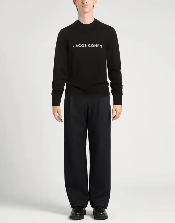 JACOB COHЁN Viscose Blend Crewneck Long Sleeve T-shirt With Logo Print
