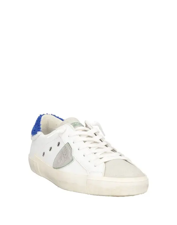 Philippe Model Sneakers Size Calfskin, Textile Fibers
