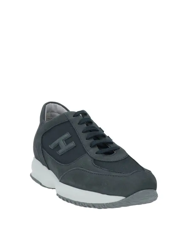 Hogan Sneakers Slate Size Textile Fibers, Soft Leather