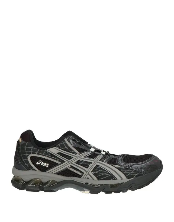 Asics Sneakers Size Textile Fibers, Synthetisches Material - Black